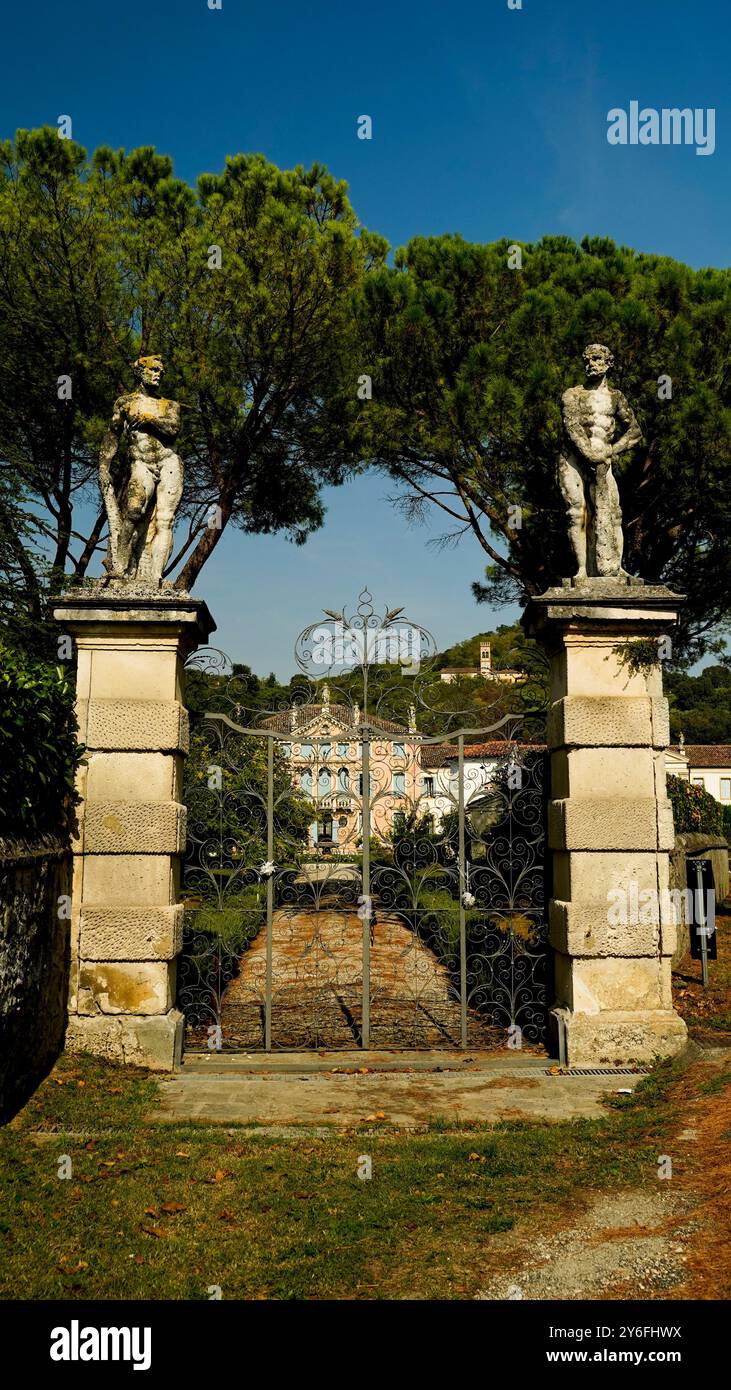 Villa Rosa, Tramonte,. Euganean Hills Park. Padua. Italy Stock Photo ...