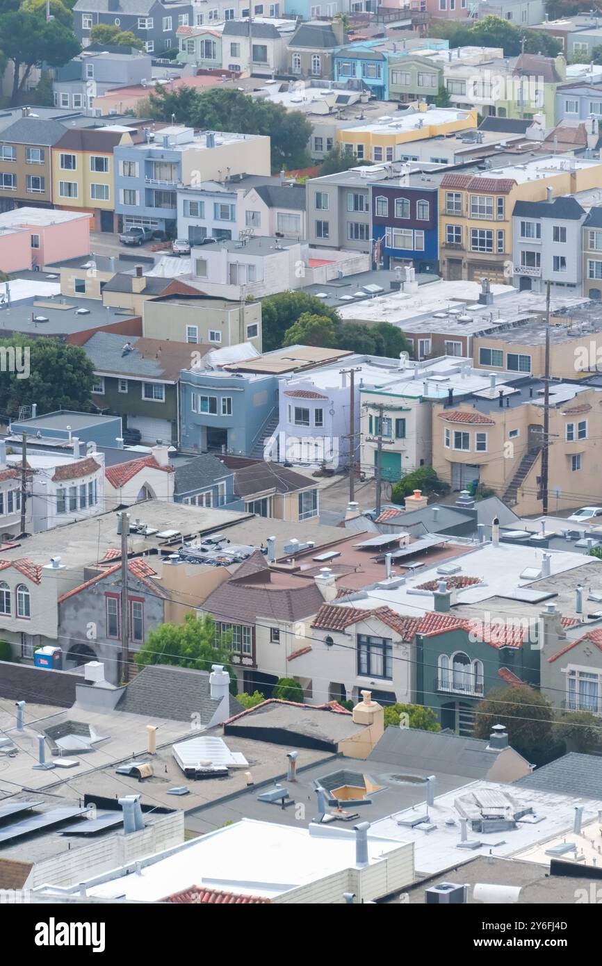 San Francisco, CA, USA, Sept 2024 - Close up and detail view of ...