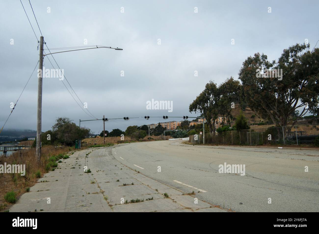 San Francisco, CA, USA - Sept 2024 - Candlestick bay area with the old ...