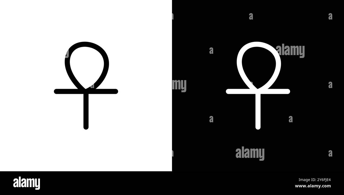 Ankh icon set in thin line outline style and linear vector sign Stock Vector Image & Art - Alamy