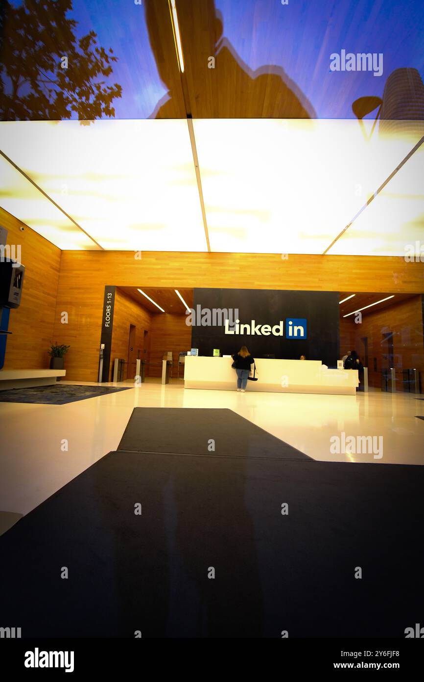 San Francisco, CA, USA - 16 September 2024 - The LinkedIn head office ...