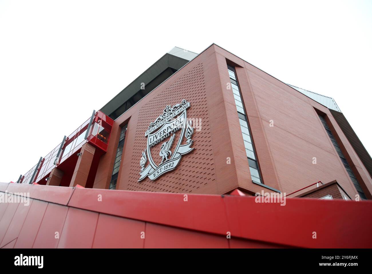 A general view outside of anfield stadium hi-res stock photography and ...