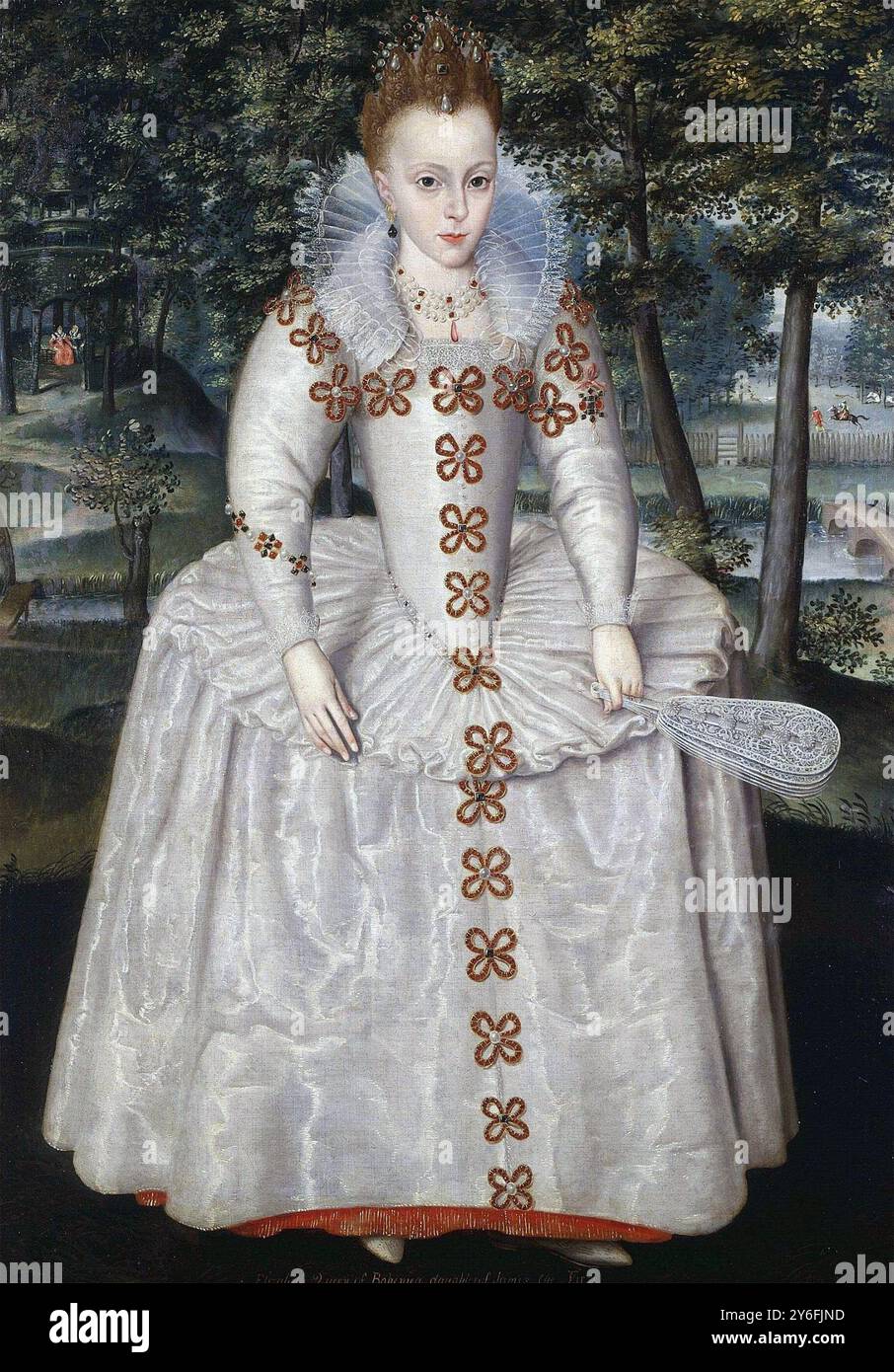 ELISABETH OF BOHEMIA aka Elisabeth of the Palatinate (1618-1680) eldest ...
