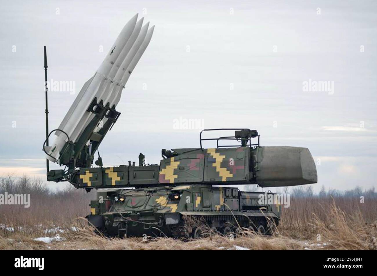 UKRAINIAN Buk-M1--2 SAM missile system. Photo: Ukrainian Ministry of ...
