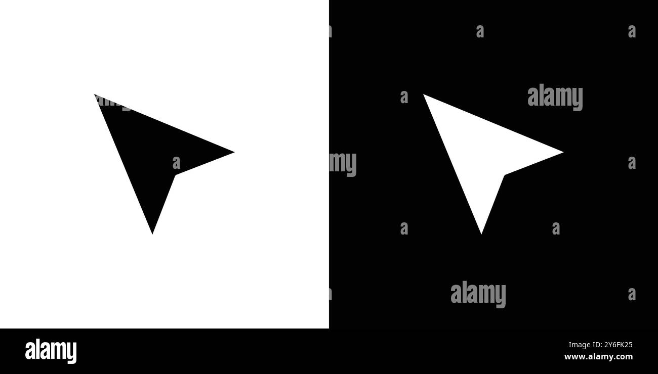 Cursor Icon Set In Thin Line Outline Style And Linear Vector Sign Stock Vector Image And Art Alamy