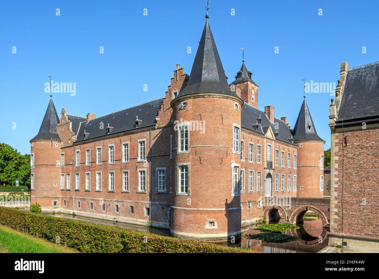 Commandery of Alden Biesen, 16th-century moated castle at Rijkhoven ...
