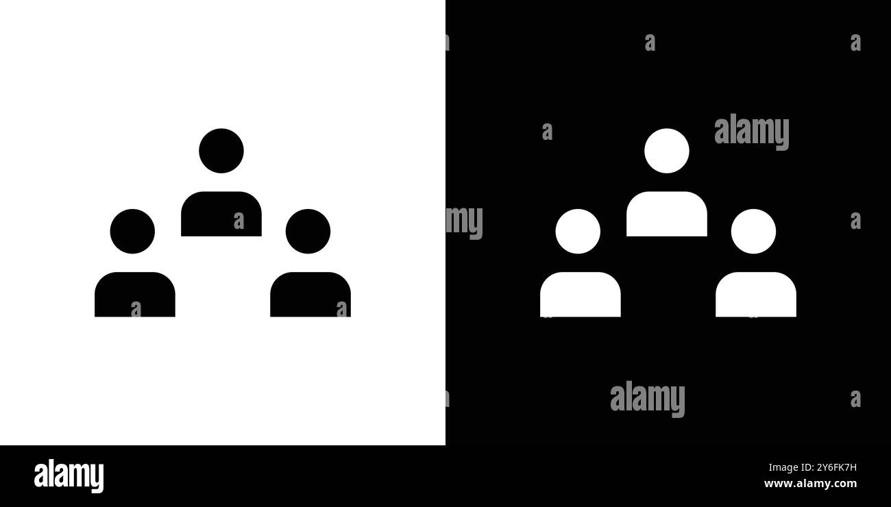 community icon set in thin line outline style and linear vector sign ...