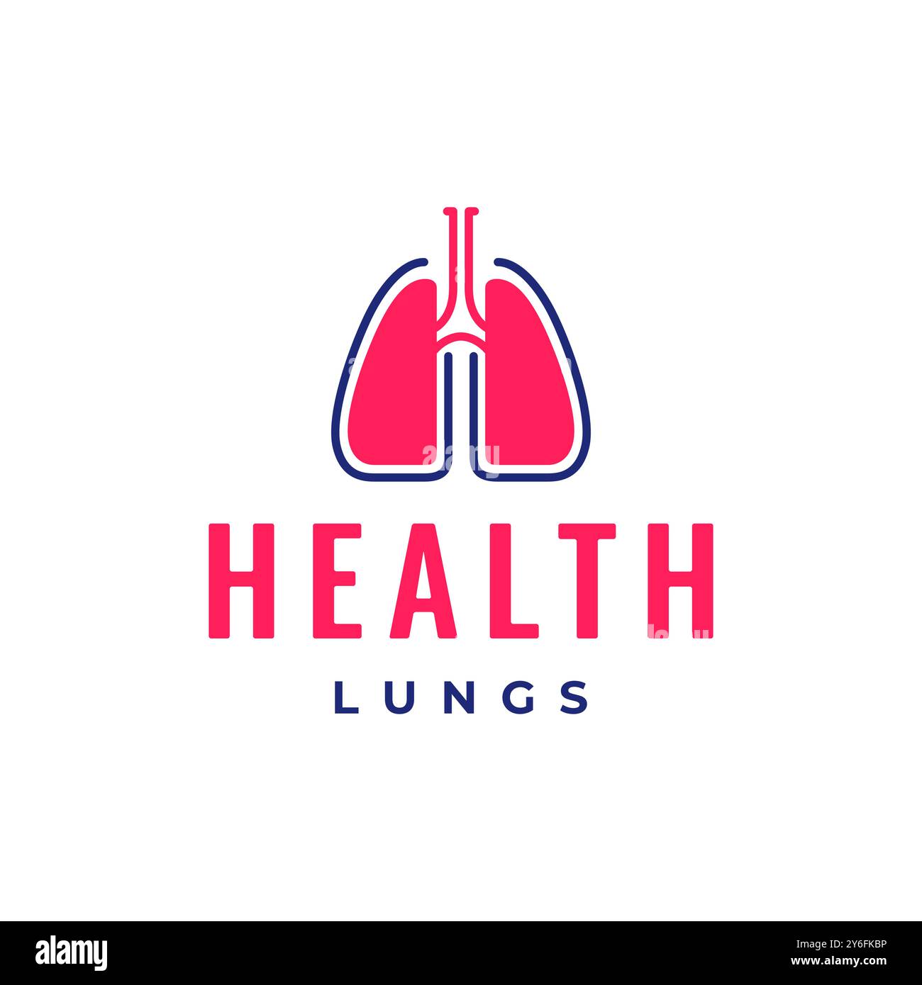 health lungs body colorful modern shape logo design vector icon ...