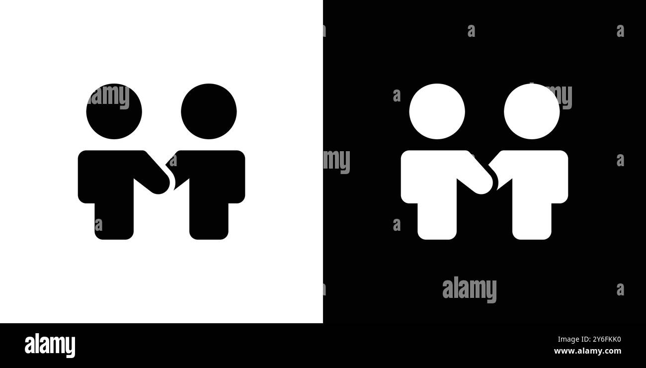 collaboration icon set in thin line outline style and linear vector sign Stock Vector Image ...