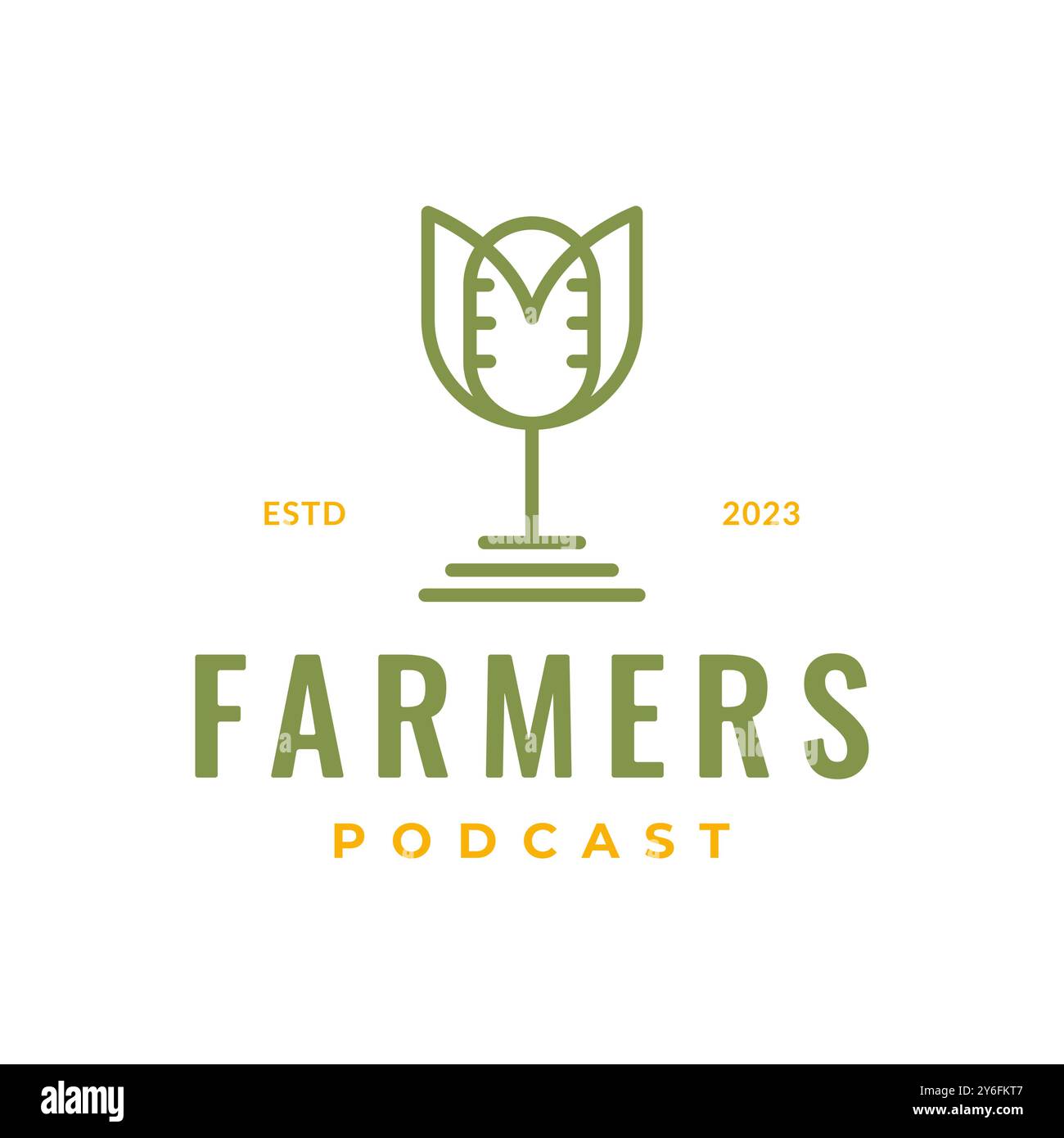 farmer consulting line minimal logo design vector Stock Vector Image ... farmer consulting line minimal logo design vector Stock Vector Image ...