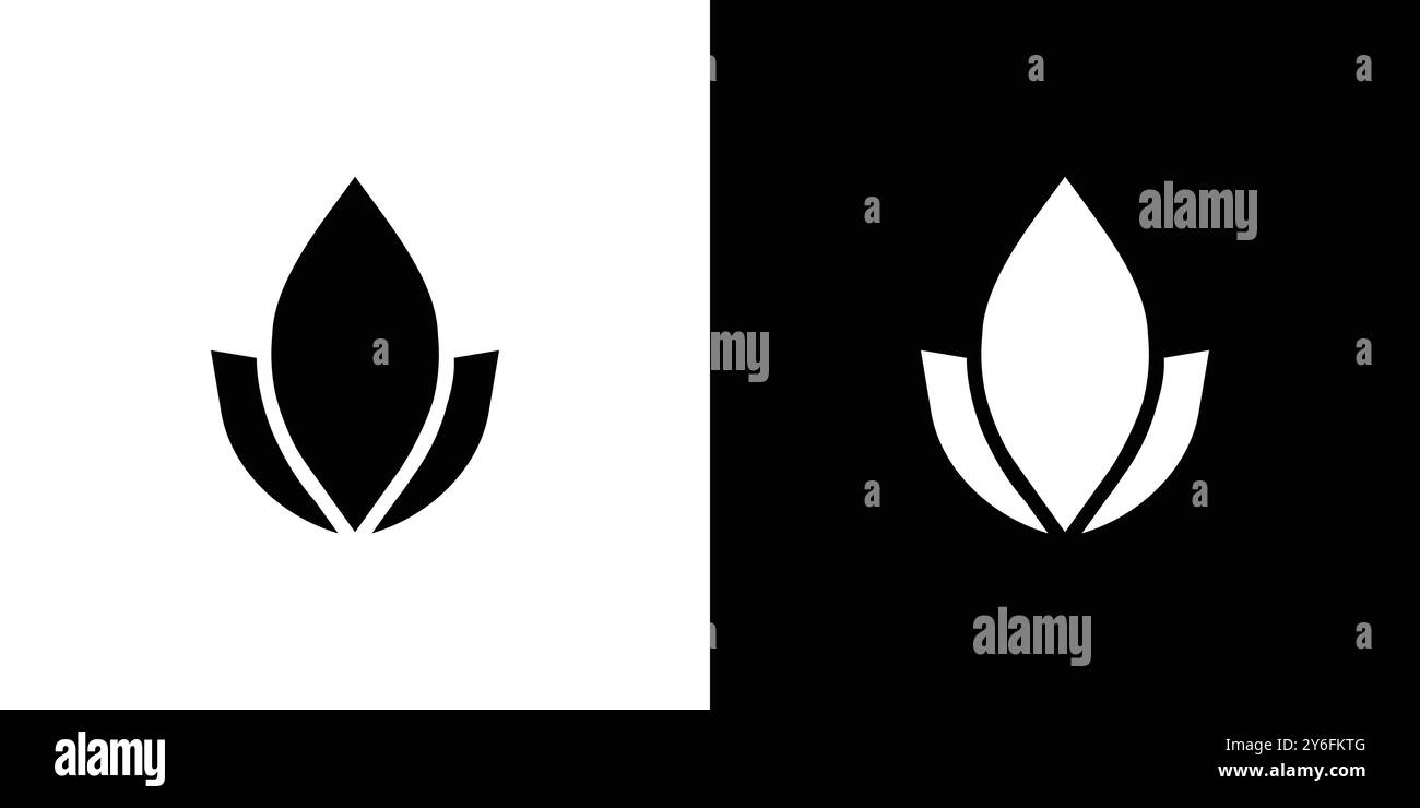 Lotus Icon Set In Thin Line Outline Style And Linear Vector Sign Stock Vector Image And Art Alamy