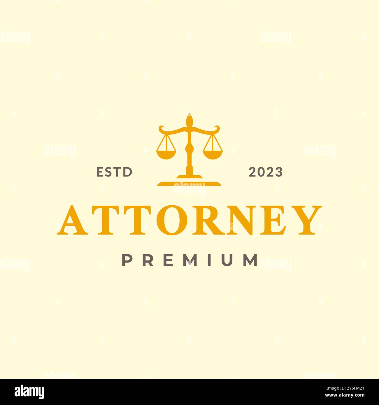 scale classic attorney law firm logo design vector Stock Vector Image ...