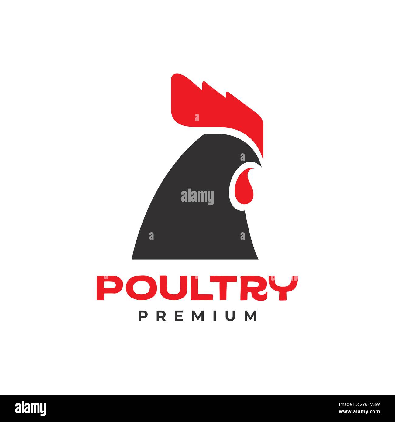head rooster modern colored logo design vector Stock Vector Image & Art ...