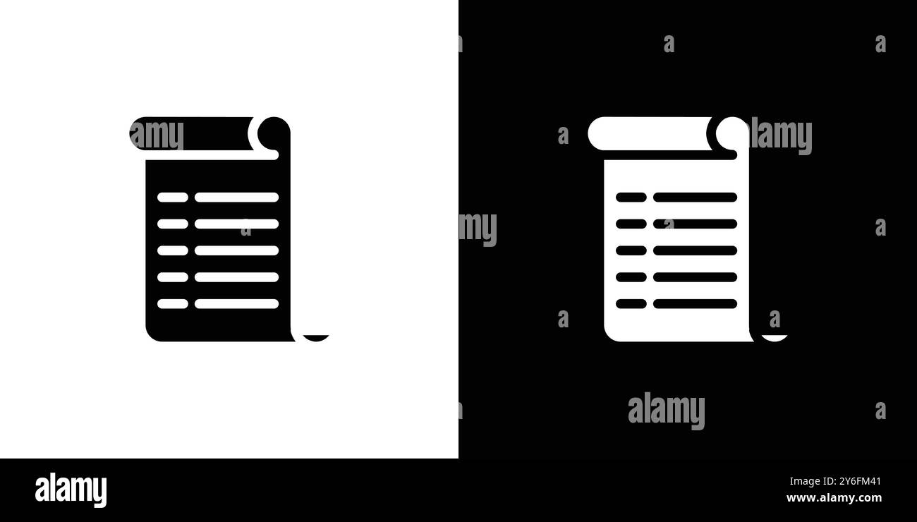 Script Icon Set In Thin Line Outline Style And Linear Vector Sign Stock Vector Image And Art Alamy