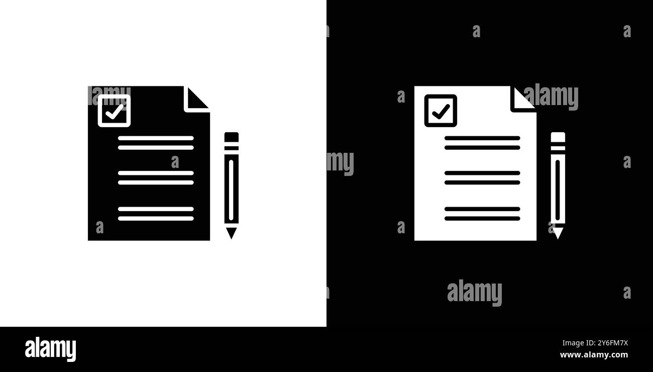 paperwork icon set in thin line outline style and linear vector sign Stock Vector Image & Art ...