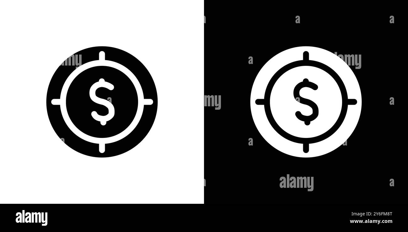 hedge fund icon set in thin line outline style and linear vector sign ...