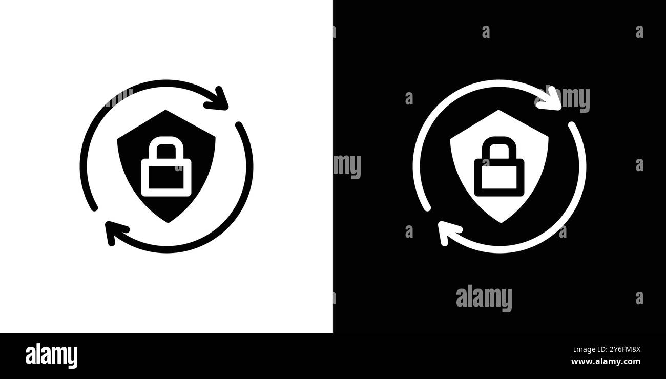 secure checkout icon set in thin line outline style and linear vector sign Stock Vector Image ...