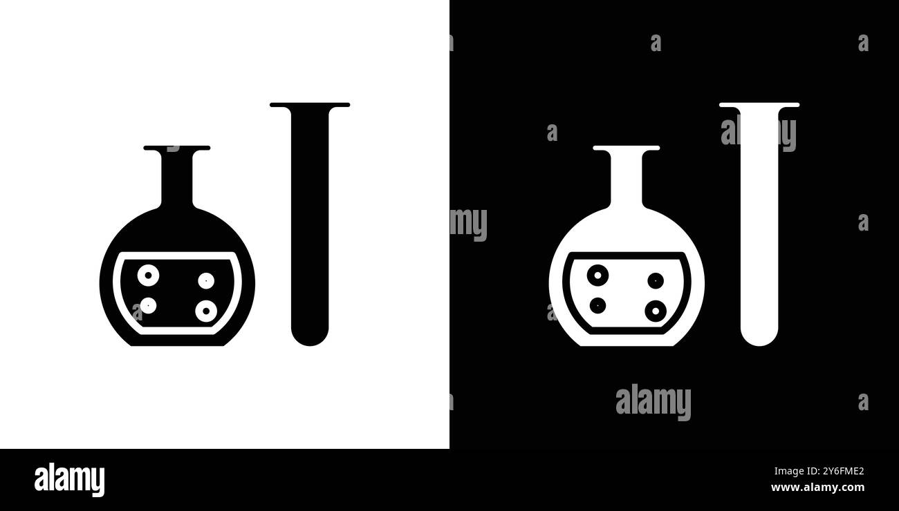 Laboratory Test Icon Set In Thin Line Outline Style And Linear Vector Sign Stock Vector Image