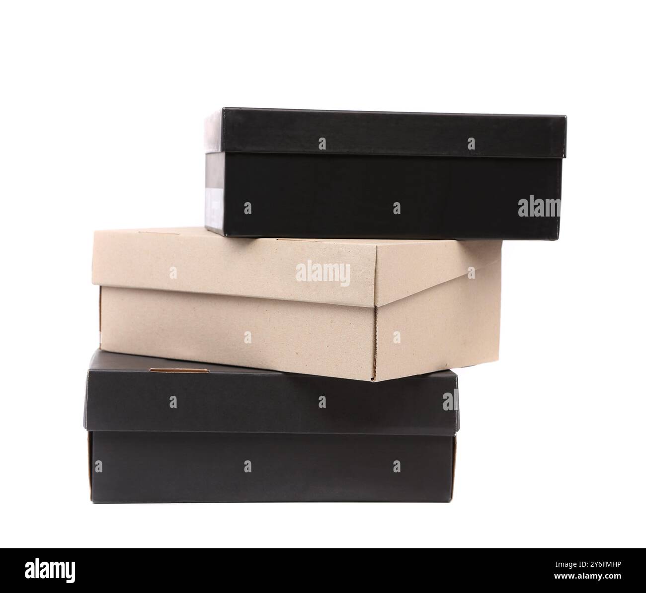 Three empty gift boxes hi-res stock photography and images - Alamy