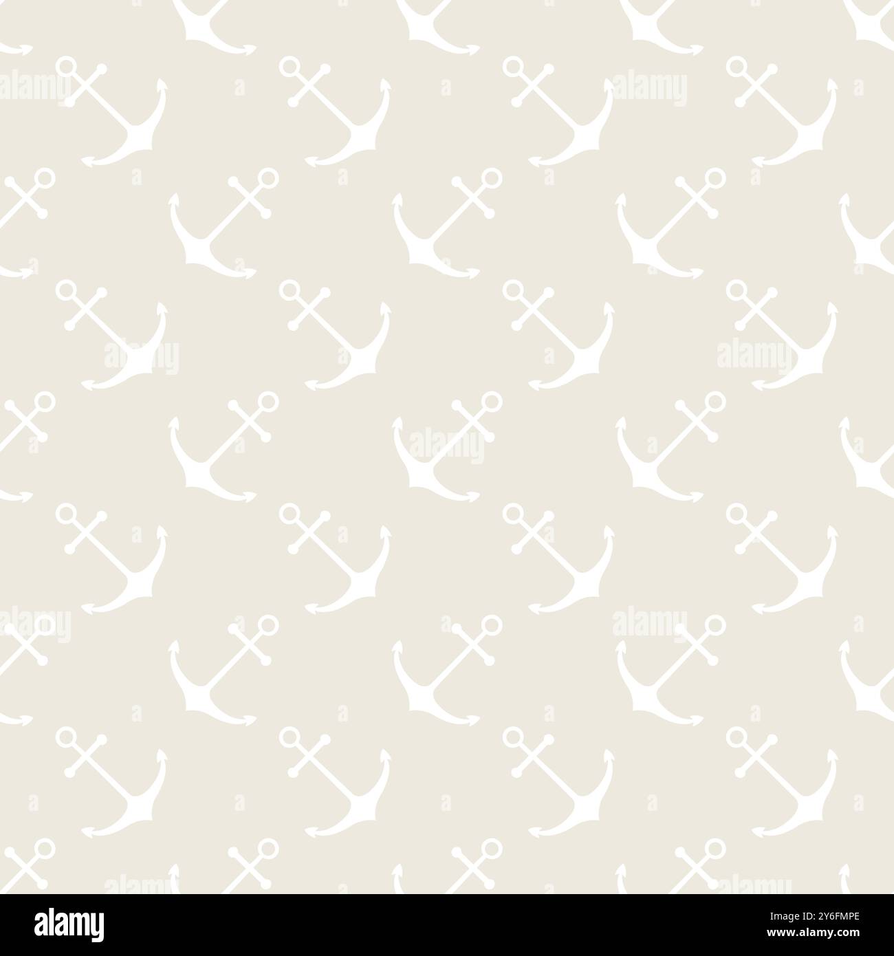 Nautical seamless pattern with ship wheels and anchors Stock Vector ...