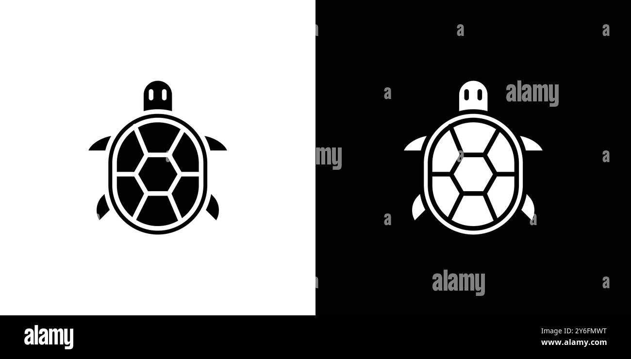 turtle icon set in thin line outline style and linear vector sign Stock ...