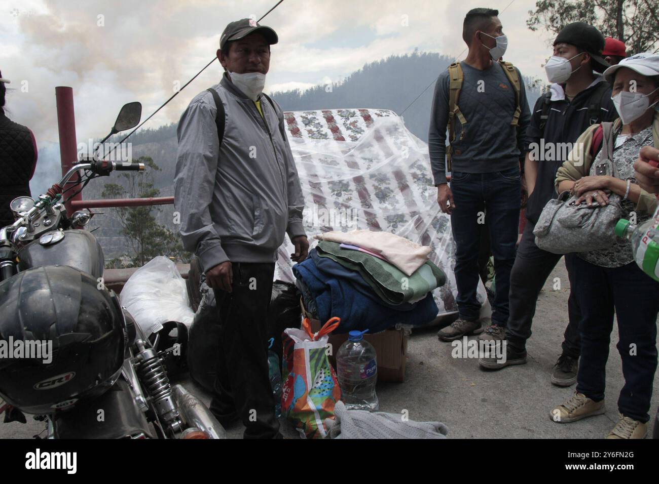 INCENDIOS September 25, 2024 Areas affected by severe fires in Quito ...