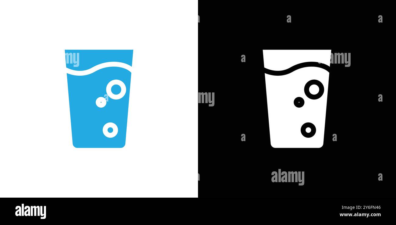 Water soak icon set in thin line outline style and linear vector sign ...