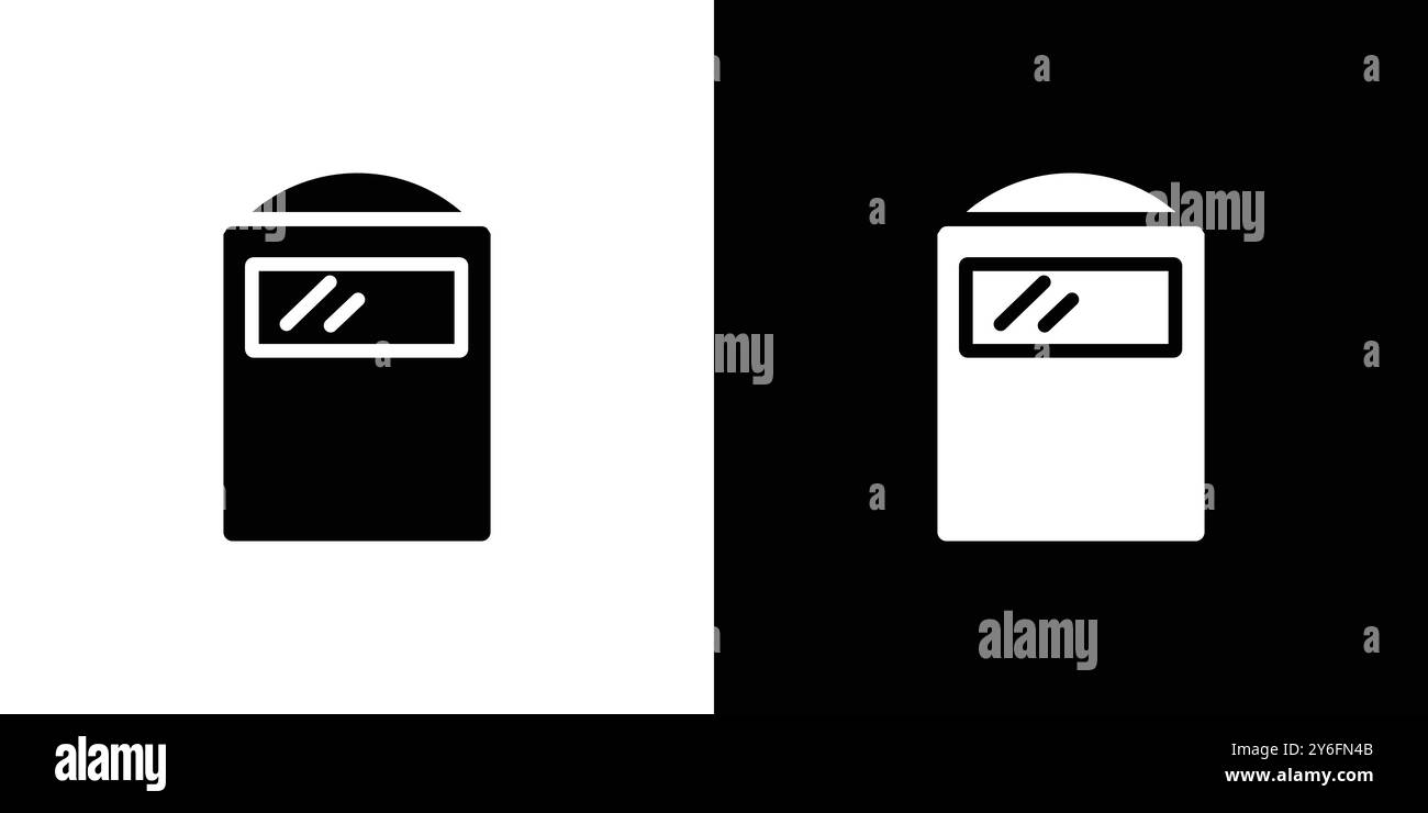 Welding face shield Stock Vector Images - Alamy