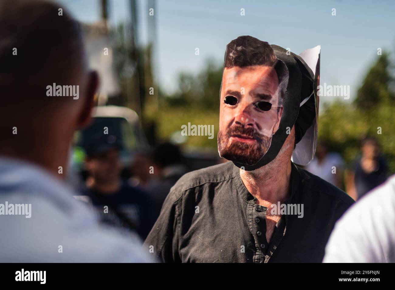 Humorous and satiric parade at The Festival of Saint John of Sobrado ...
