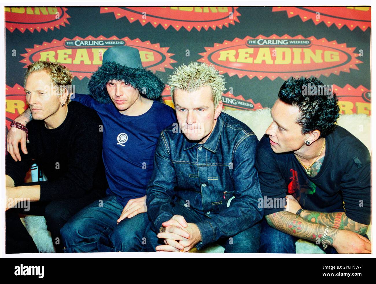 THE CULT, FULL BAND, READING FESTIVAL, 2001. The legendary British rock ...
