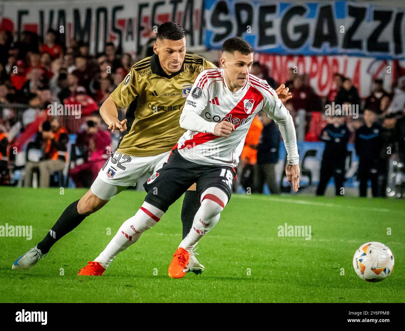 Club Atletico River Plate faces Colo Colo of Chile on a new date of the ...