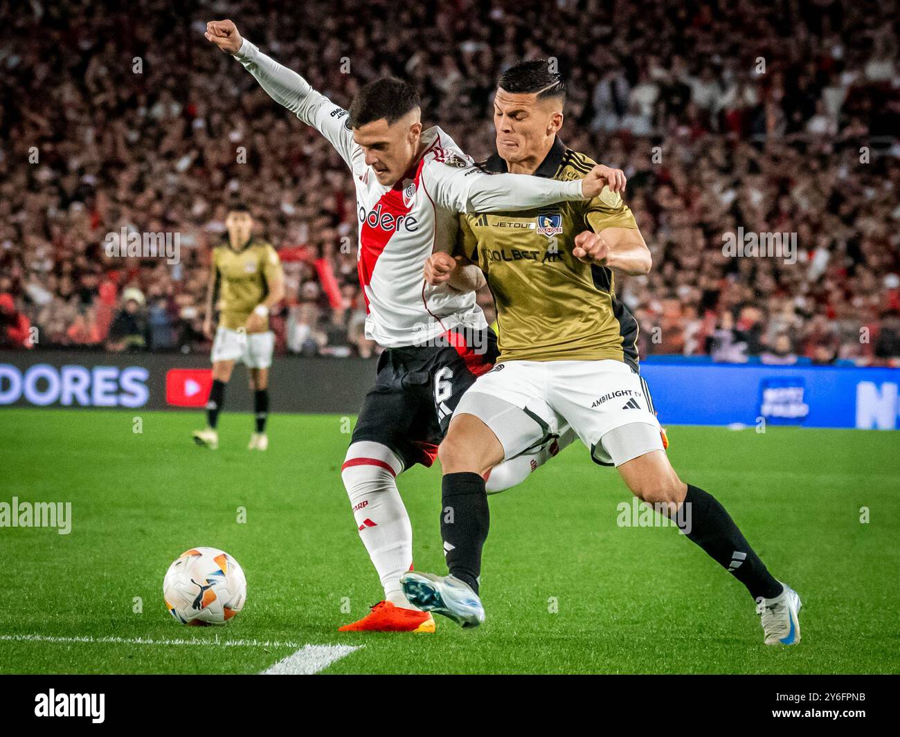 Club Atletico River Plate faces Colo Colo of Chile on a new date of the ...