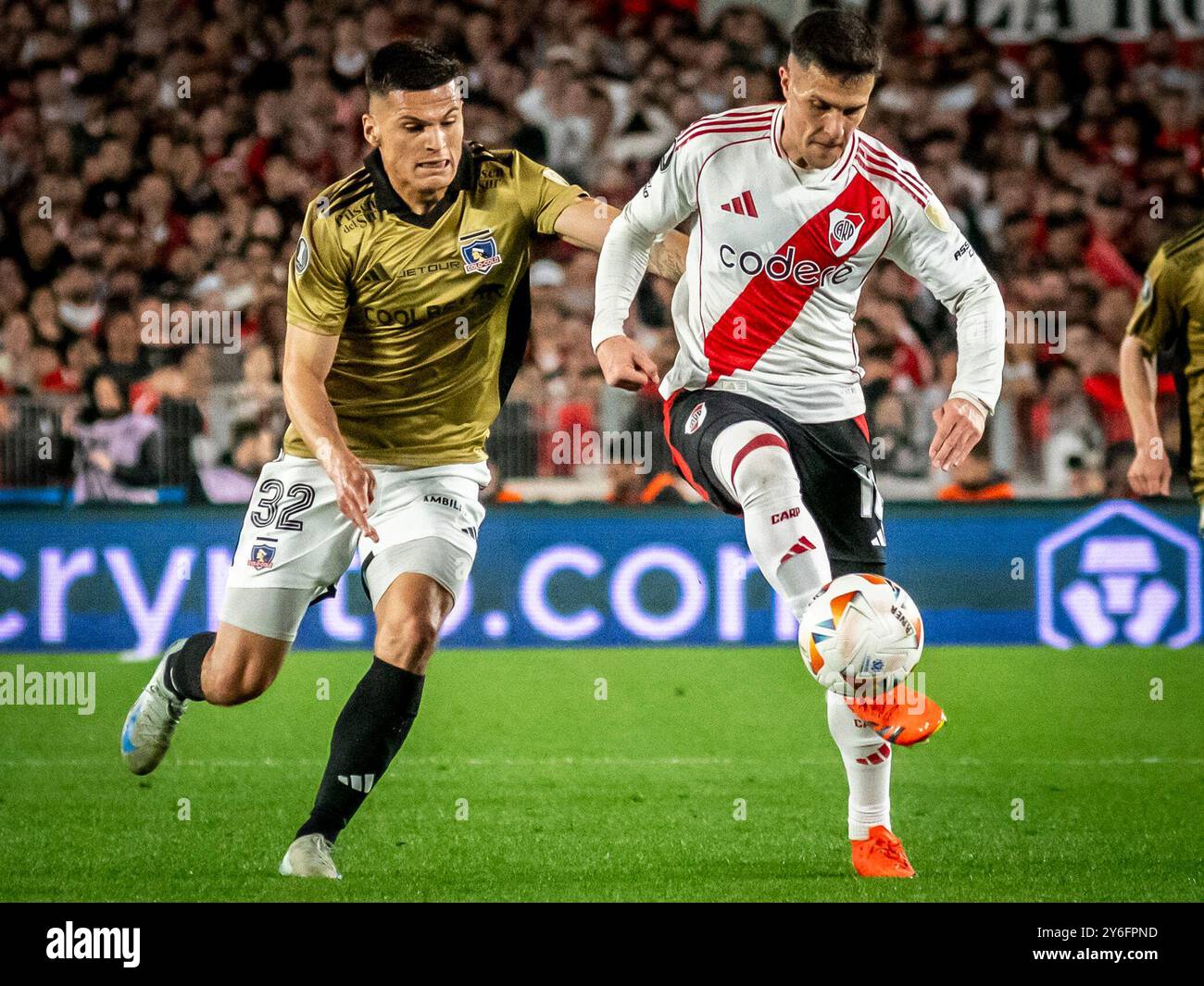Club Atletico River Plate faces Colo Colo of Chile on a new date of the ...