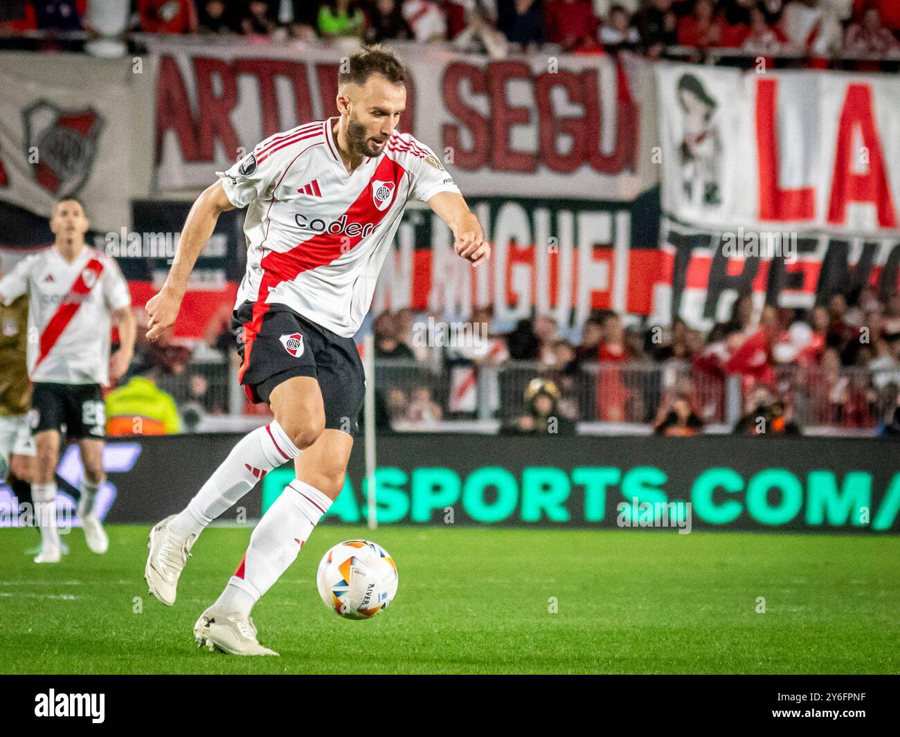 Club Atletico River Plate faces Colo Colo of Chile on a new date of the ...