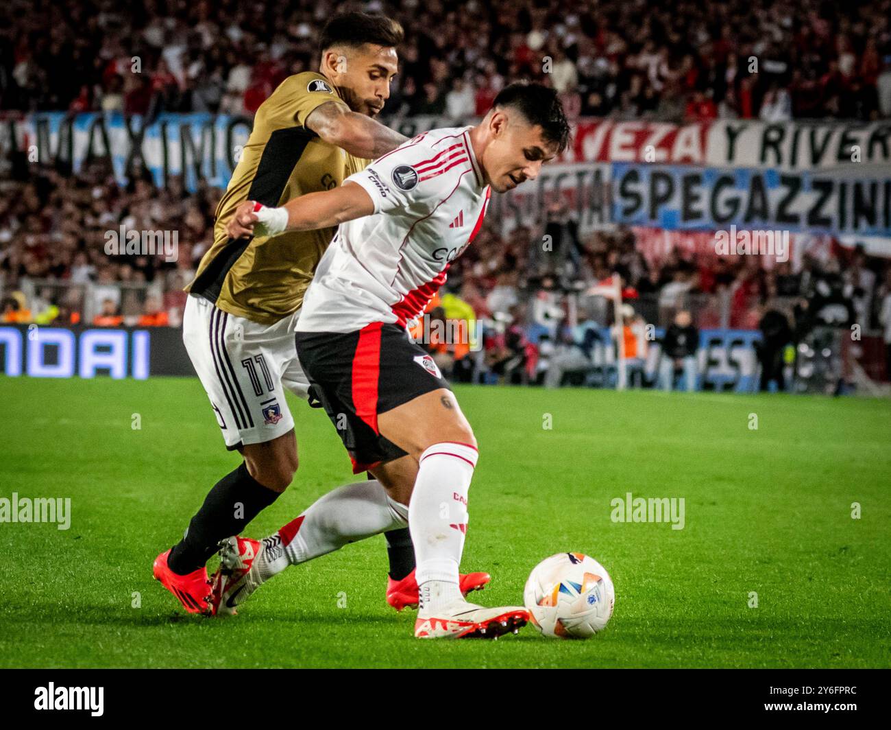 Club Atletico River Plate faces Colo Colo of Chile on a new date of the ...