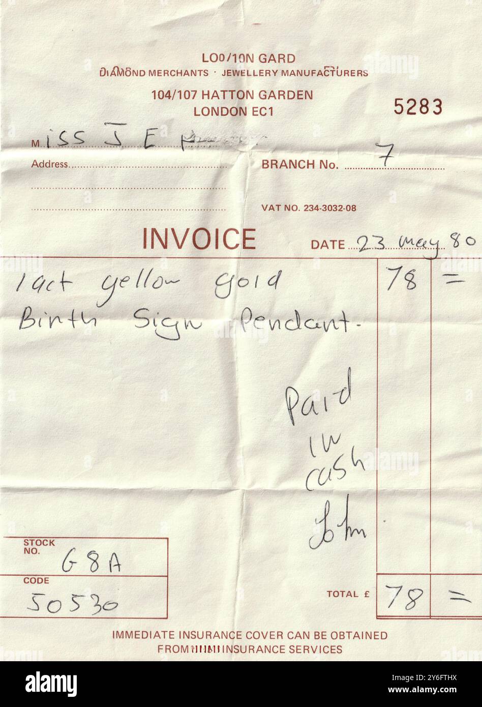 Receipt documents hi-res stock photography and images - Alamy