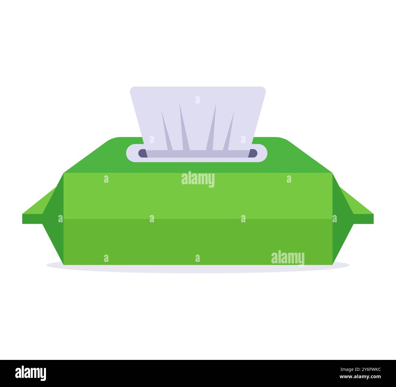 wet wipes in green packaging. alcohol wipes for hands Stock Vector ...