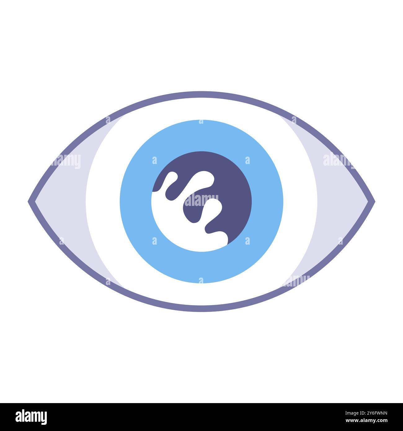 cataract icon on human eye. vision problems Stock Vector Image & Art ...