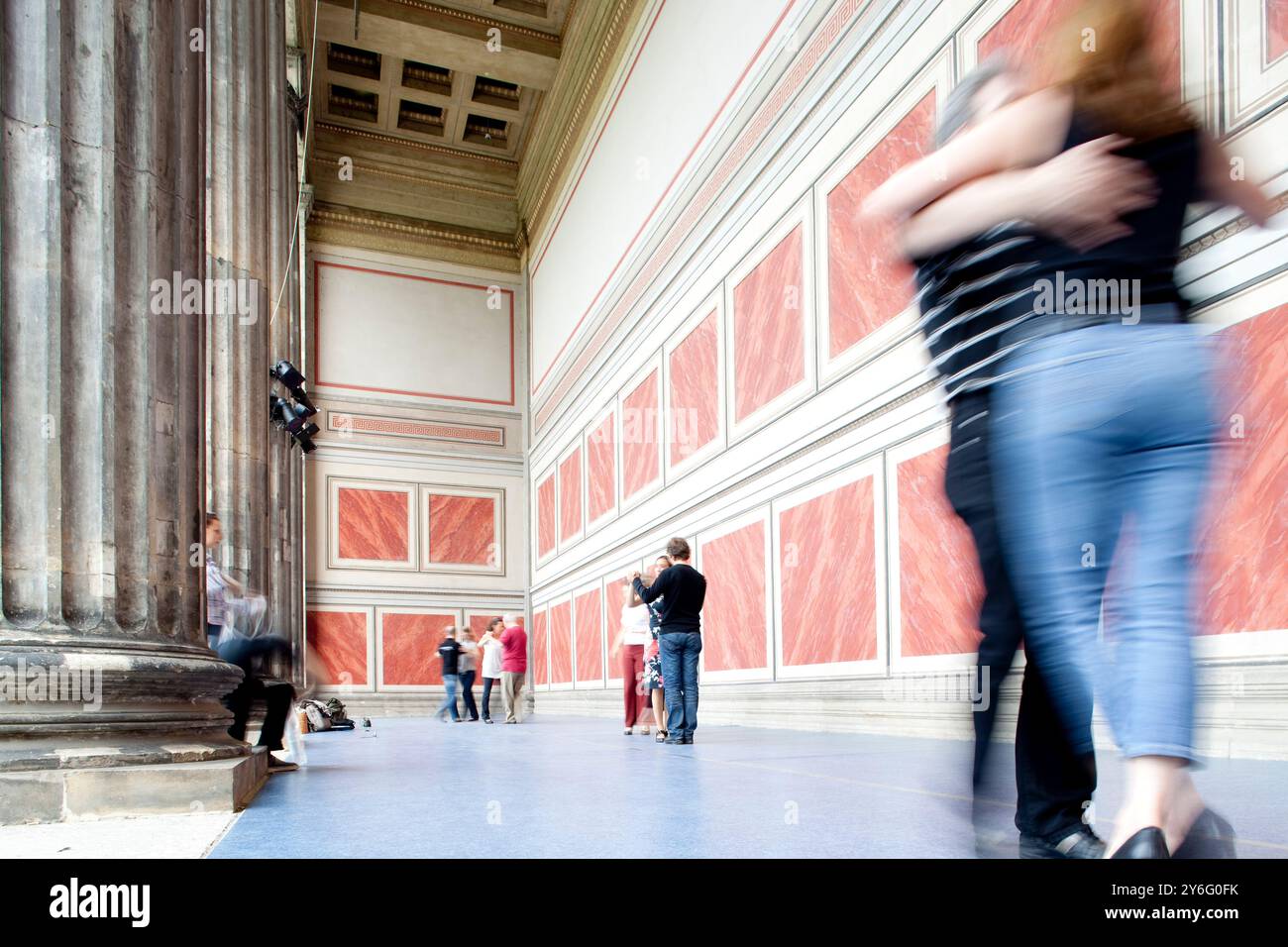 Berlin, Germany, July 24 2009, Groups of dancers enjoy a lively tango ...