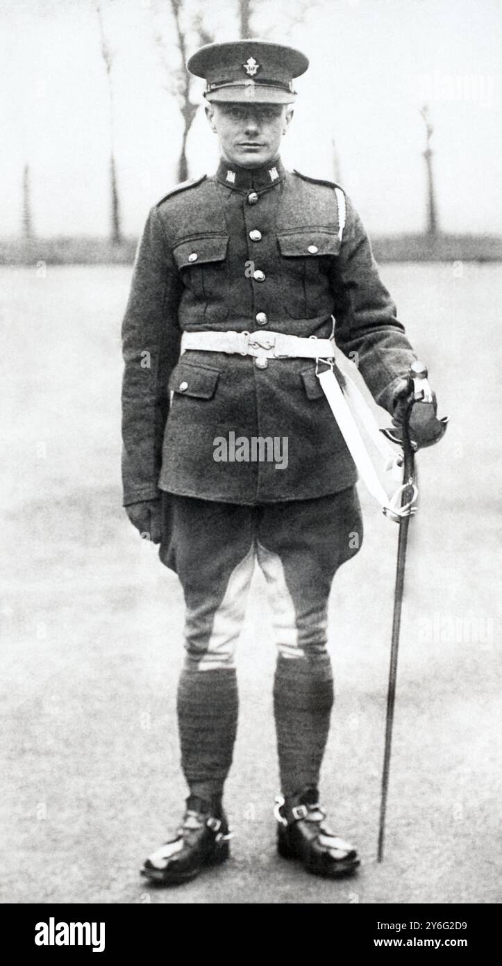 A soldier in the 5th Inniskilling Dragoon Guards, c.1930's Stock Photo ...