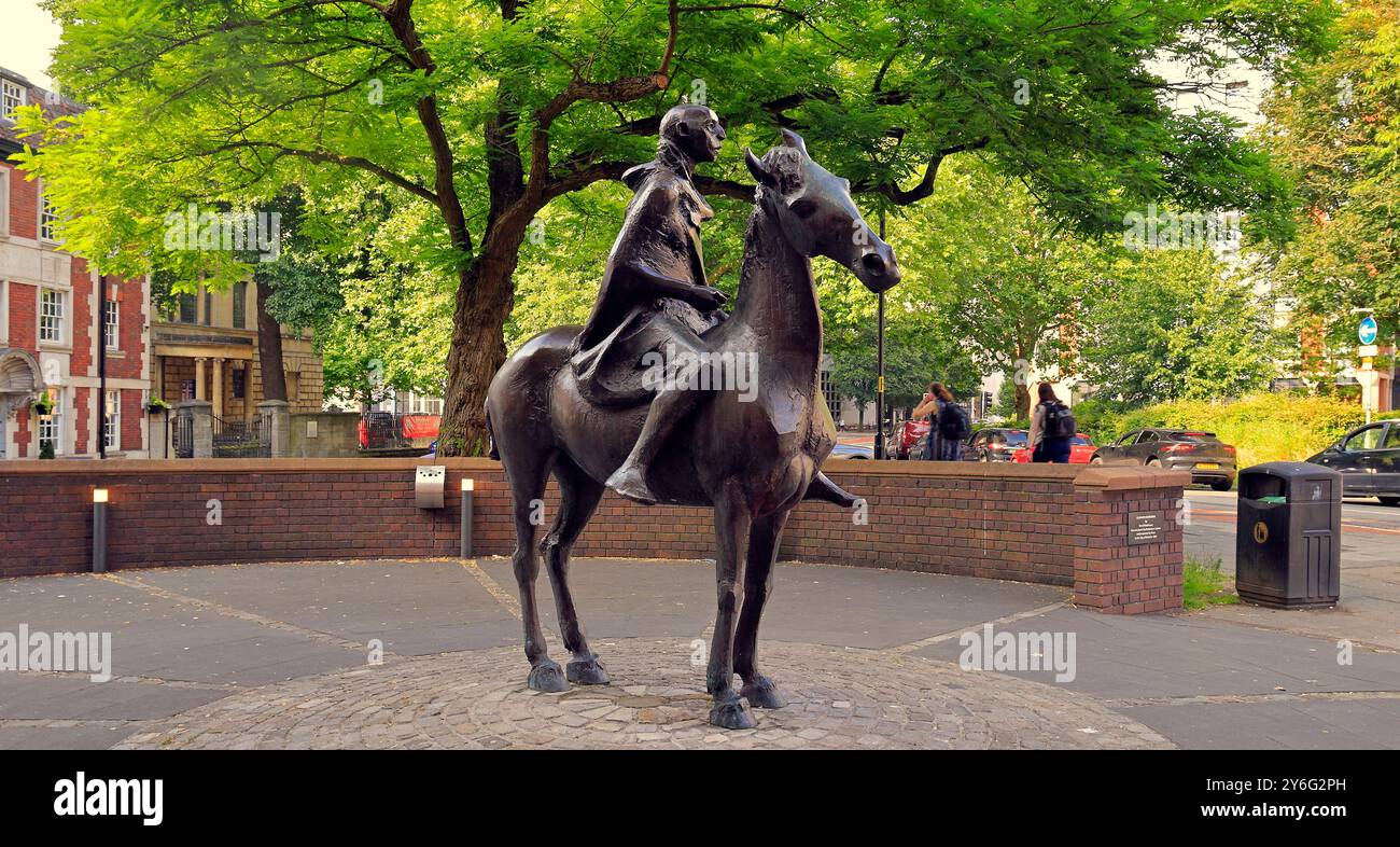 David Backhouse Cloaked Horseman public bronze life sized sculpture ...