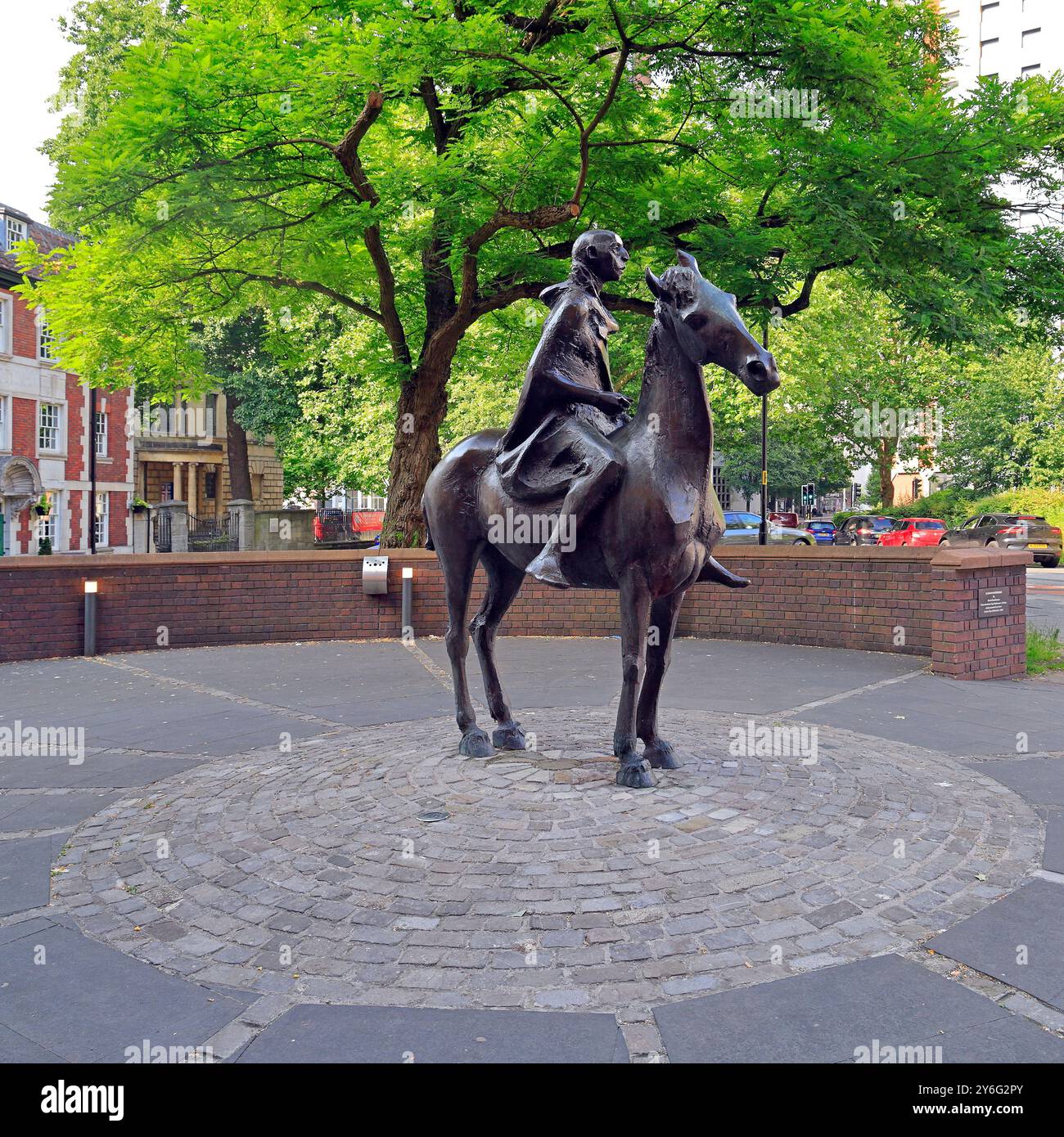 David Backhouse Cloaked Horseman public bronze life sized sculpture ...