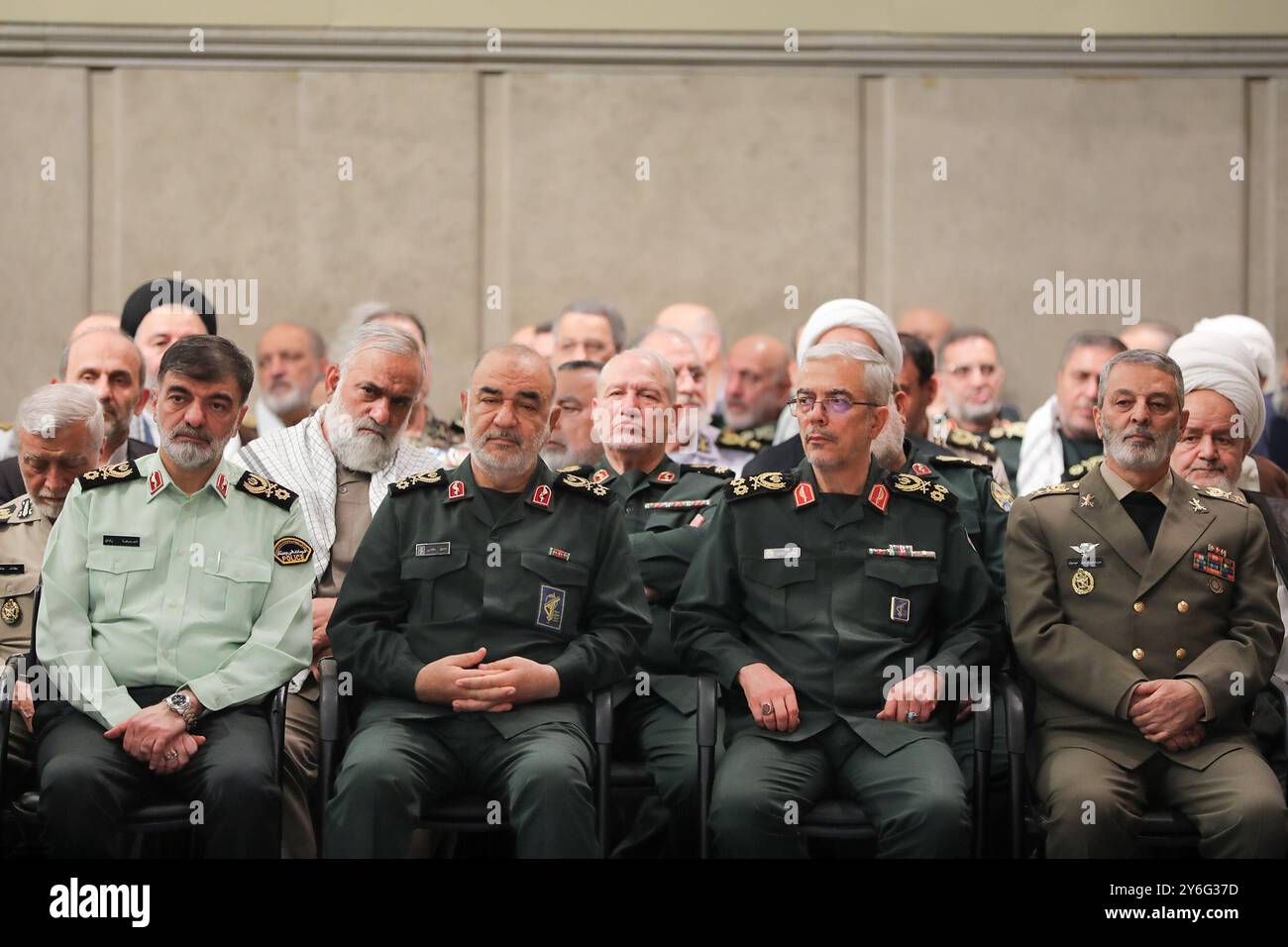 Tehran, Iran. 25th Sep, 2024. Chief of Iranian Police forces MOHAMMAD ...