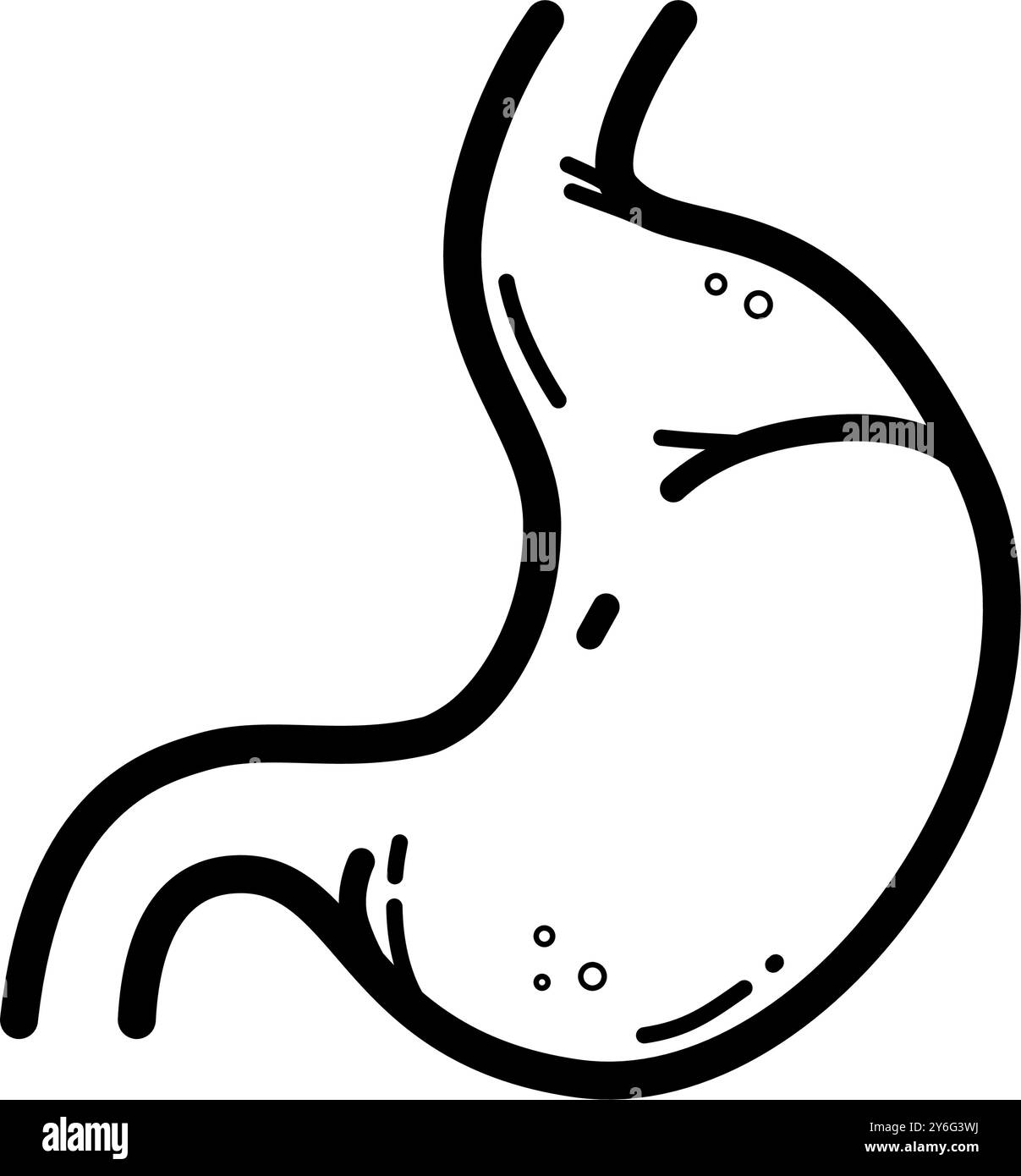 human stomach, digestive system, - vector icon Stock Vector Image & Art ...