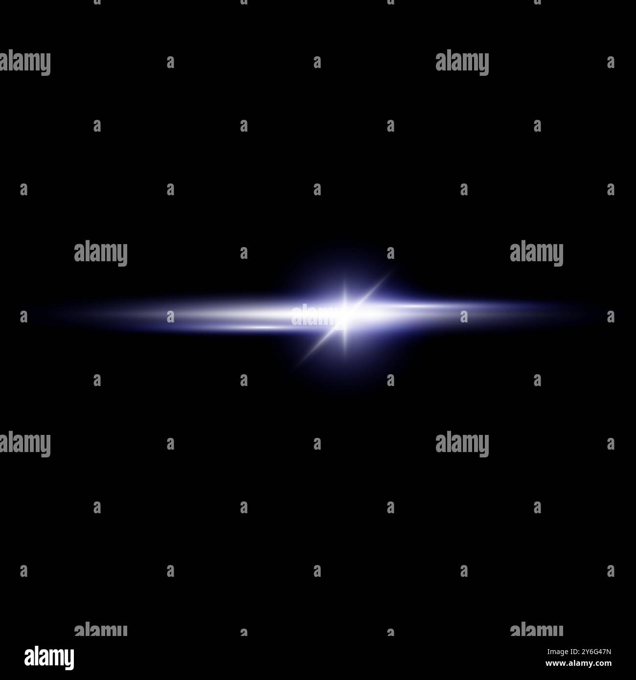 Light beam flashing neon glow, Glow light effect, Flash of golden light ...