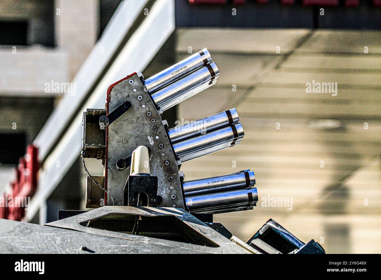 Teargas grenade launcher hi-res stock photography and images - Alamy