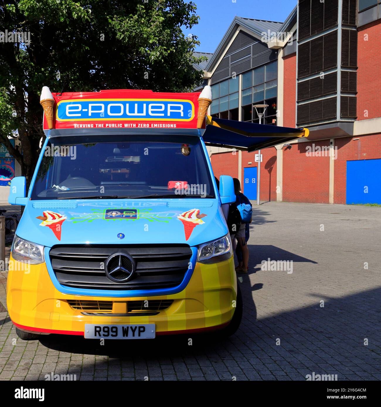 E-Power electric powered Ice cream van, Bristol, West of England, UK ...