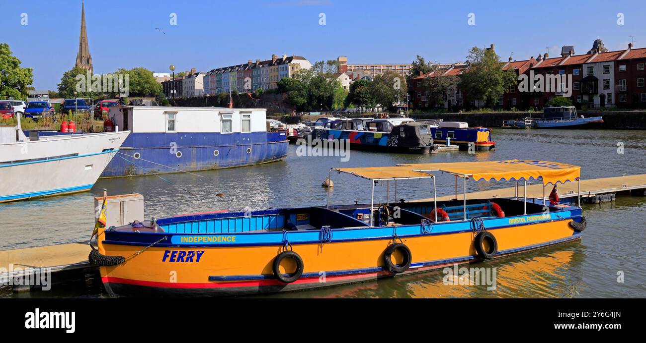 Bristol harbour scene, Bristol city centre, West of England, UK. 2024 ...