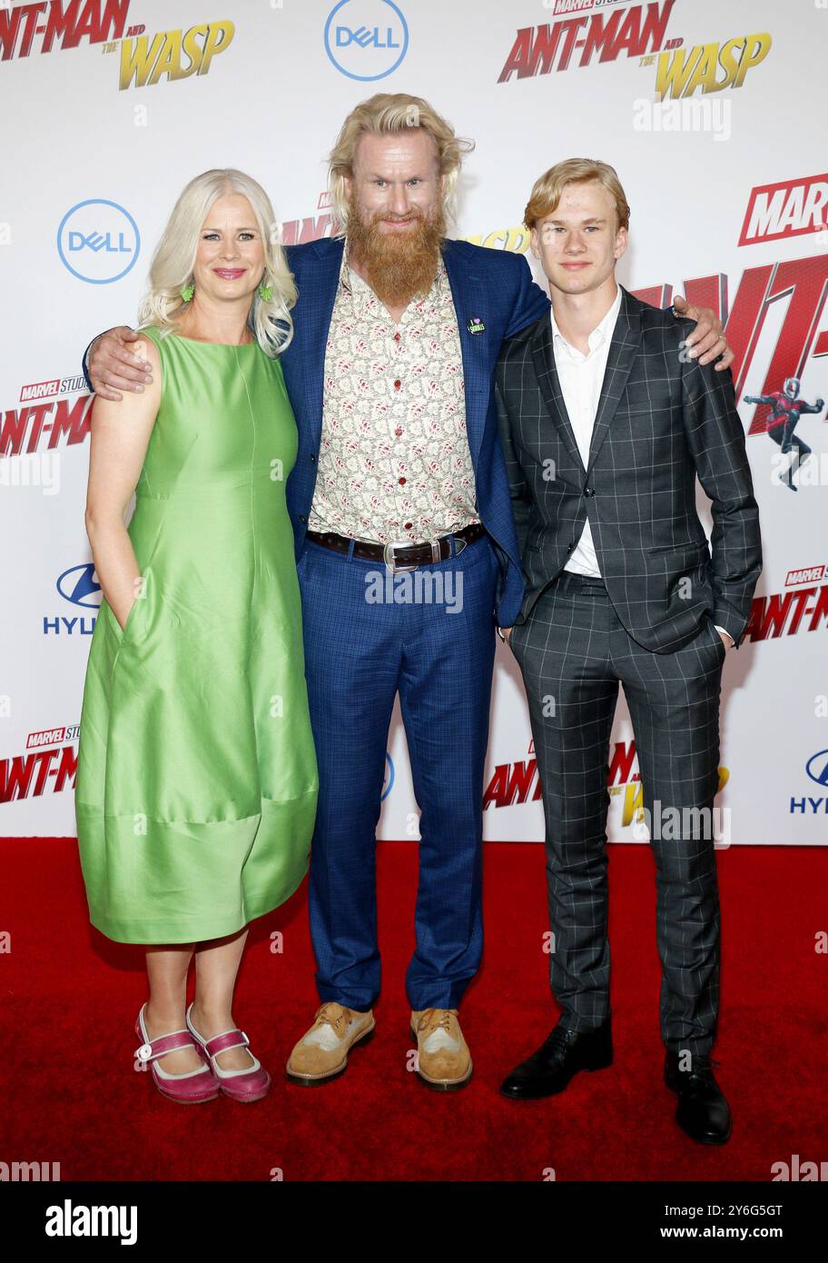 Rune Temte at the Los Angeles premiere of 'Ant-Man And The Wasp' held ...