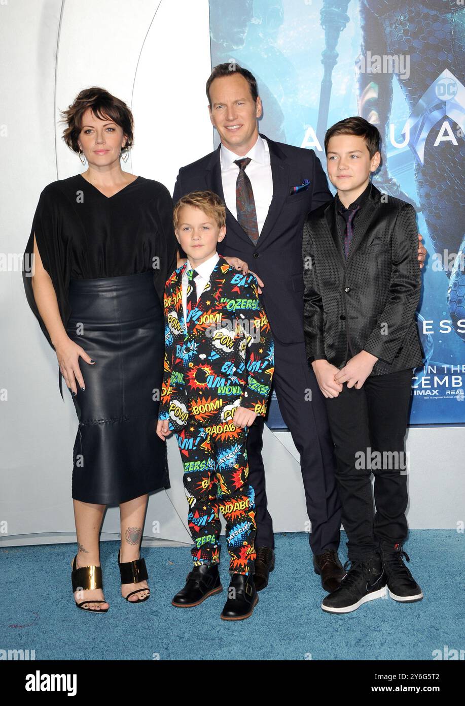 Dagmara Dominczyk, Kassian McCarrell Wilson, Patrick Wilson and Kalin ...
